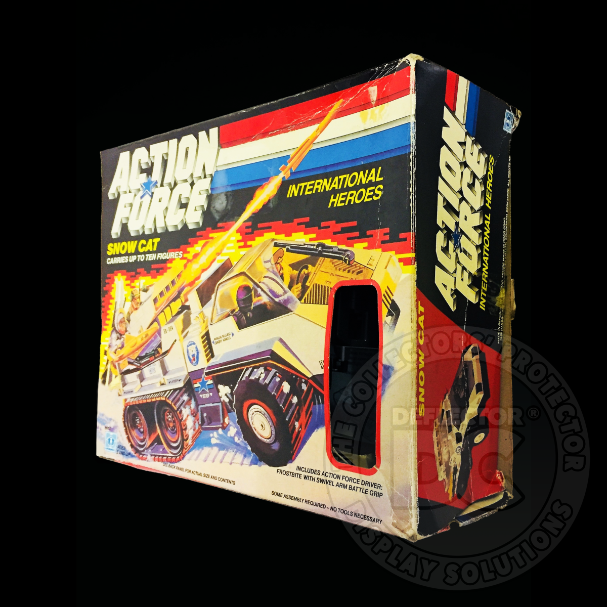 G.I. Joe Action Force Snow Cat Vehicle Display Case – Deflector DC