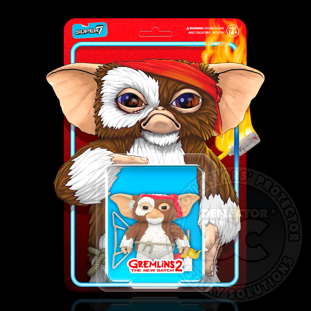 Gremlins 2 Gizmo Battle Ready Character Card (ReAction Figures) Displa ...