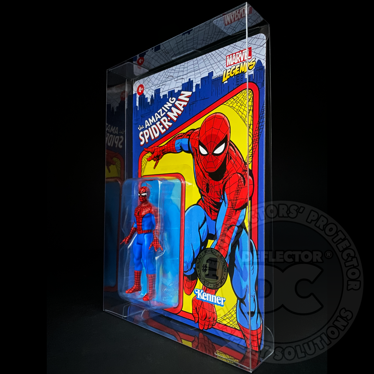 Marvel Legends Retro Collection Figure Display Case – Deflector DC