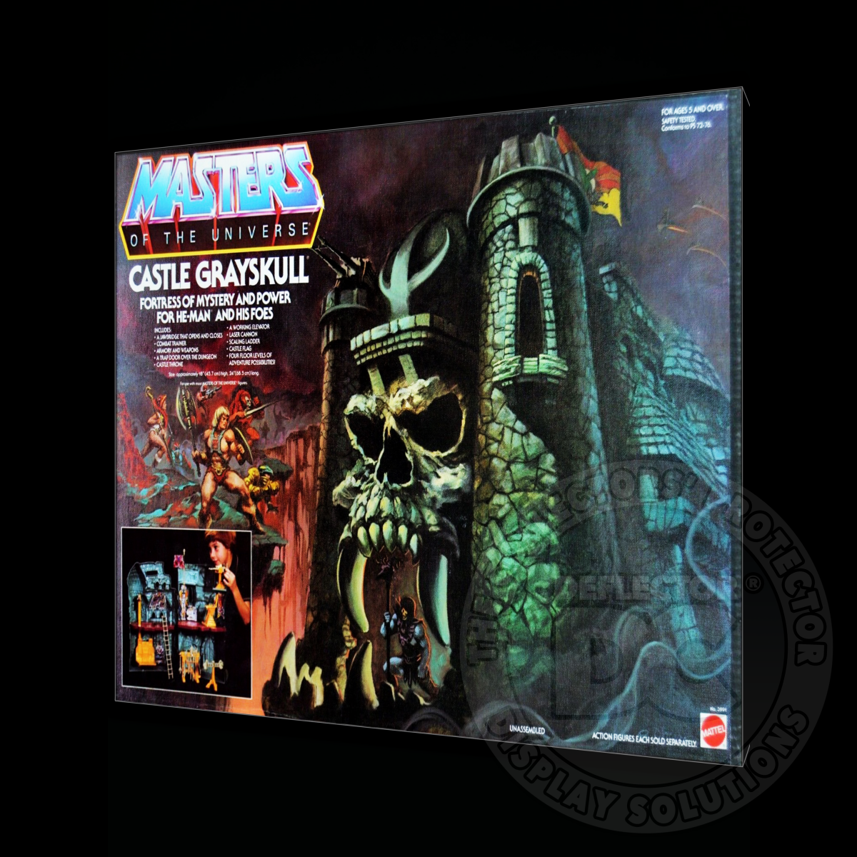 Masters Of The Universe Origins Castle Grayskull Display Case ...