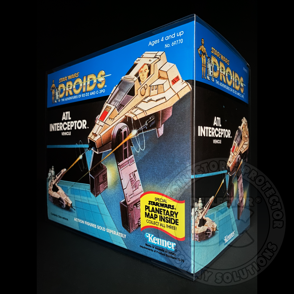 Star Wars ATL Interceptor Vehicle (Kenner) Display Case – Deflector DC