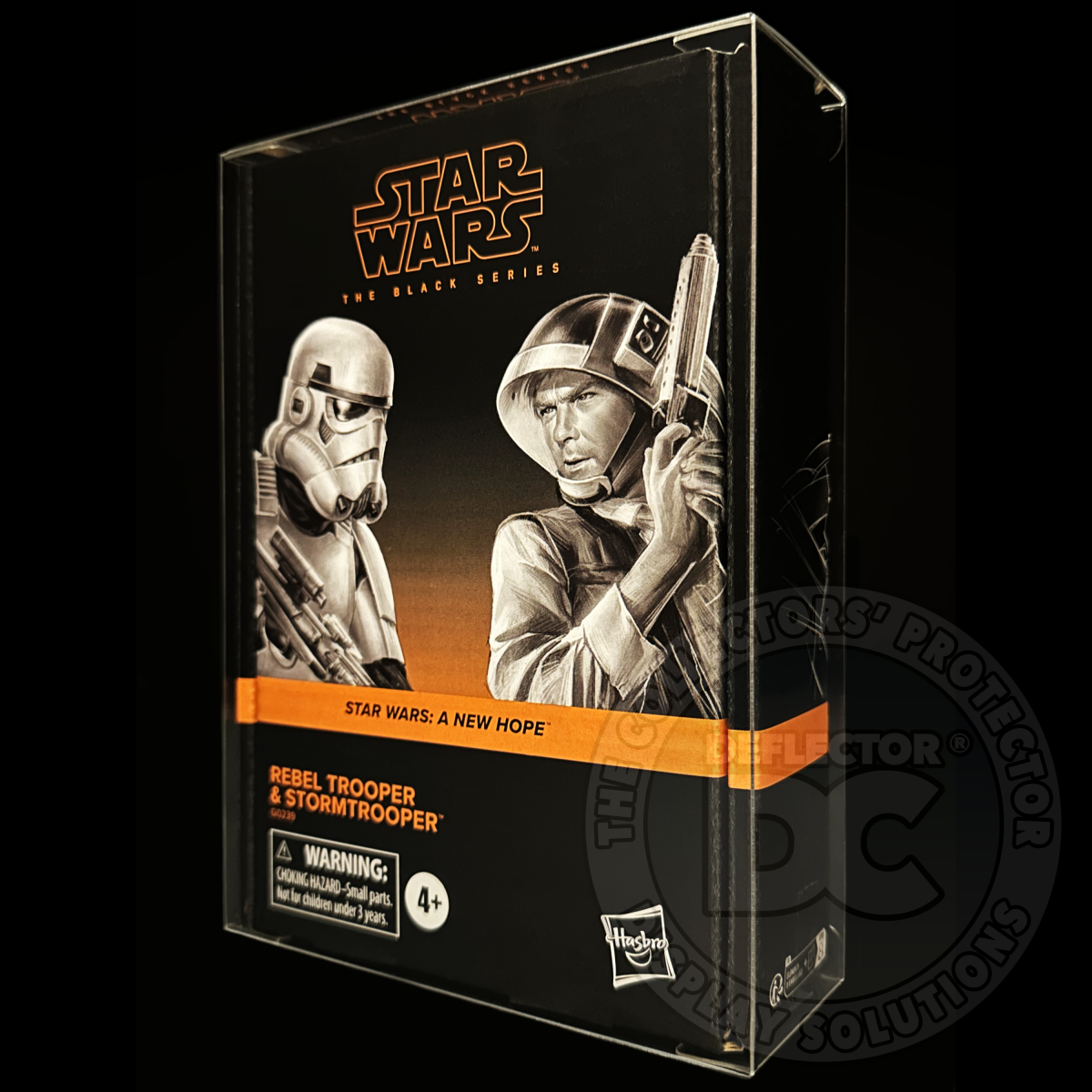 Star Wars The Black Series Rebel Trooper & Stormtrooper Figure Display ...