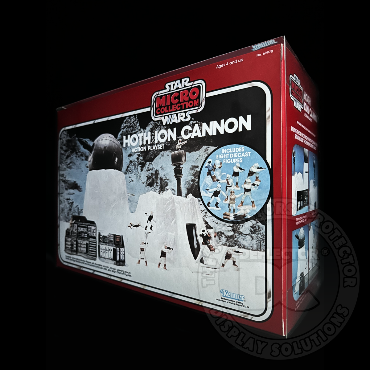 Star Wars Micro Collection Hoth Ion Cannon Action Playset Display Case ...
