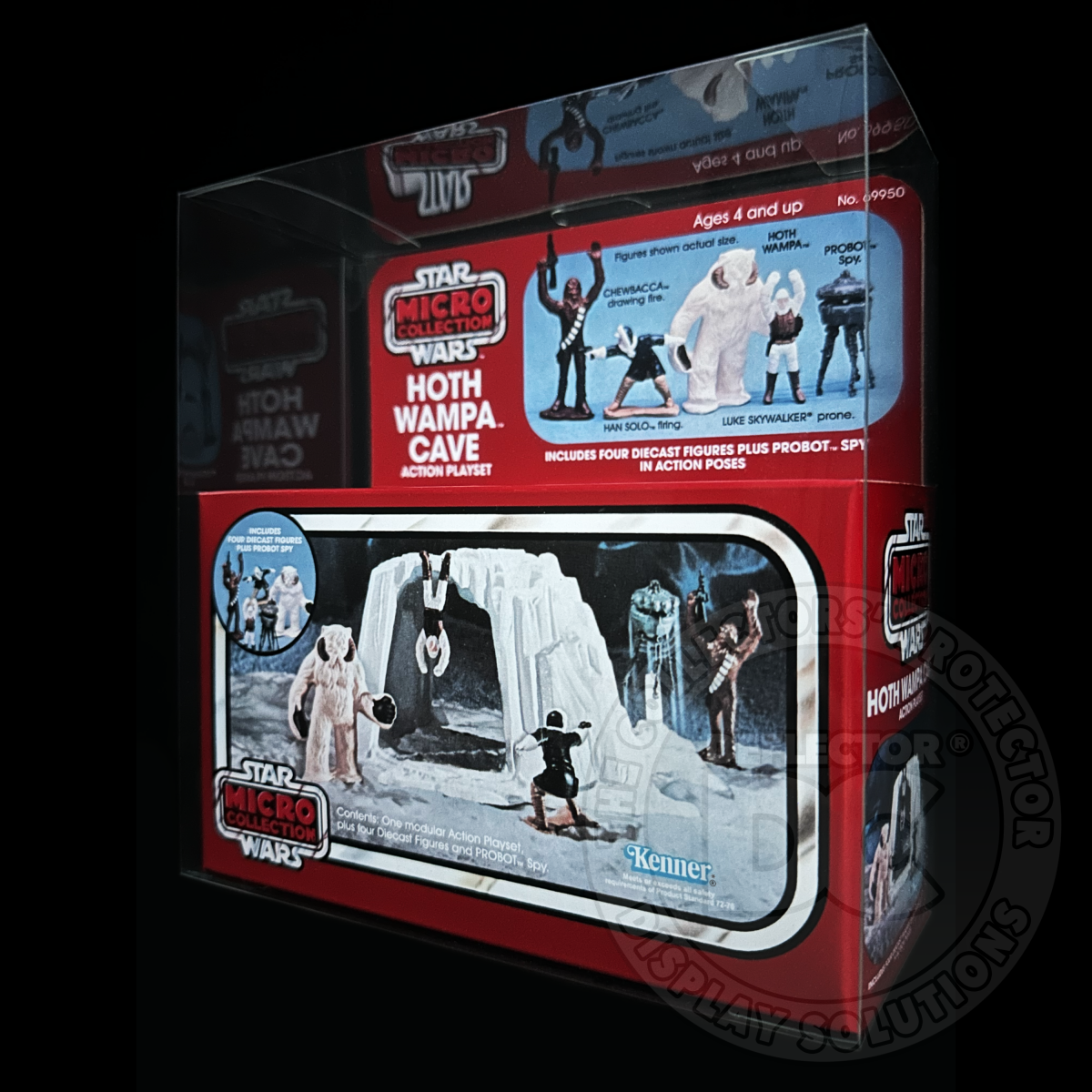 Star Wars Micro Collection Hoth Wampa Cave Action Playset Display Case ...