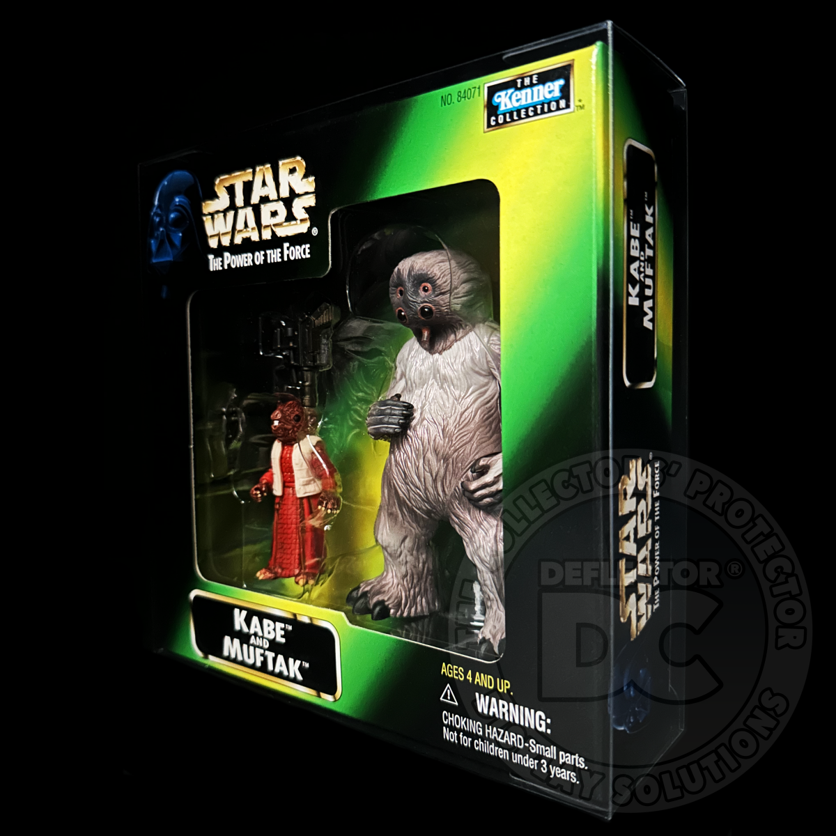 Star Wars The Power Of The Force Kabe & Muftak Figure Display Case ...