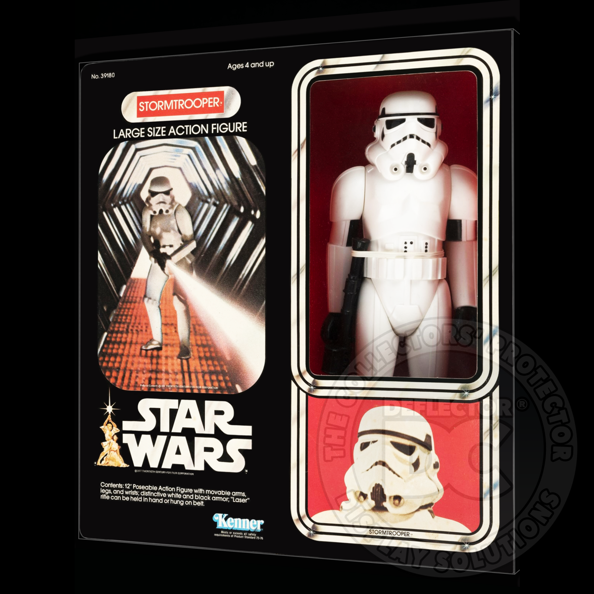 Star Wars Stormtrooper 12 Inch Large Size Action Figure Display Case ...