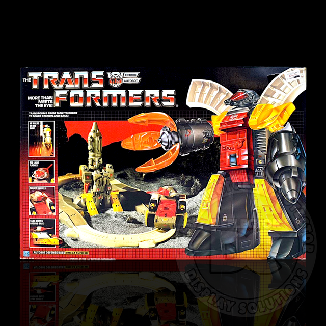 Transformers G1 Autobot Defence Base Omega Supreme Display Case ...