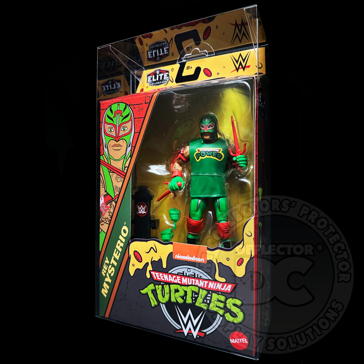 WWE X Teenage Mutant Ninja Turtles Elite Collection Figure Display Cas ...
