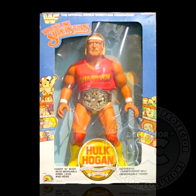 WWF Wrestling Superstars 16 Inch Hulk Hogan Figure Display Case ...